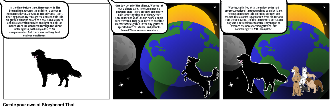 Creation Myth Storyboard por taylordouglas