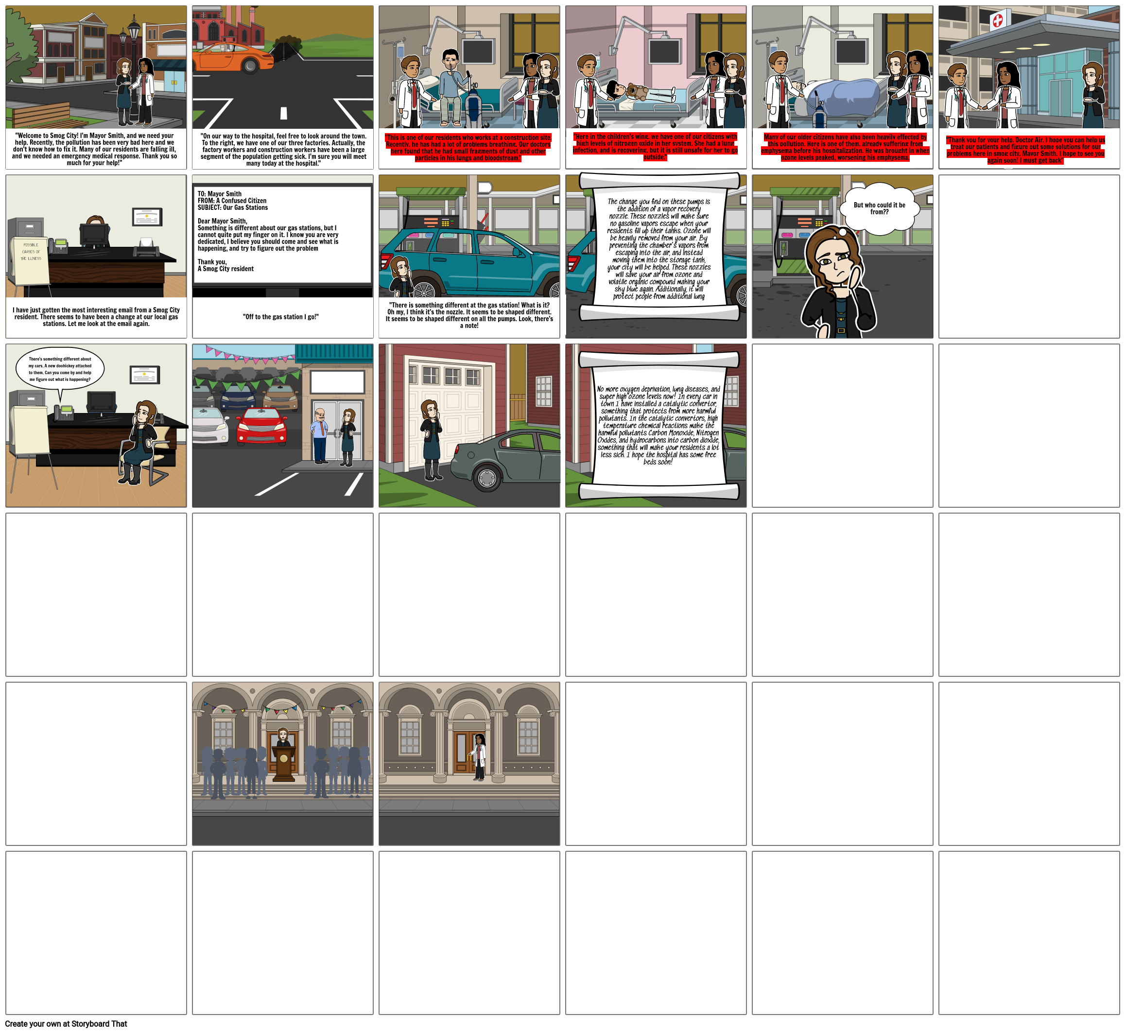 apes smog city Storyboard por teag4n