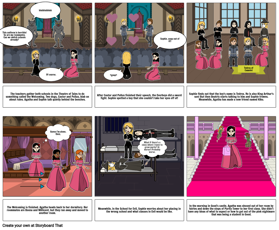 The School For Good And Evil Part 3 Storyboard The School For Good And Evil Part 3 Storyboard
