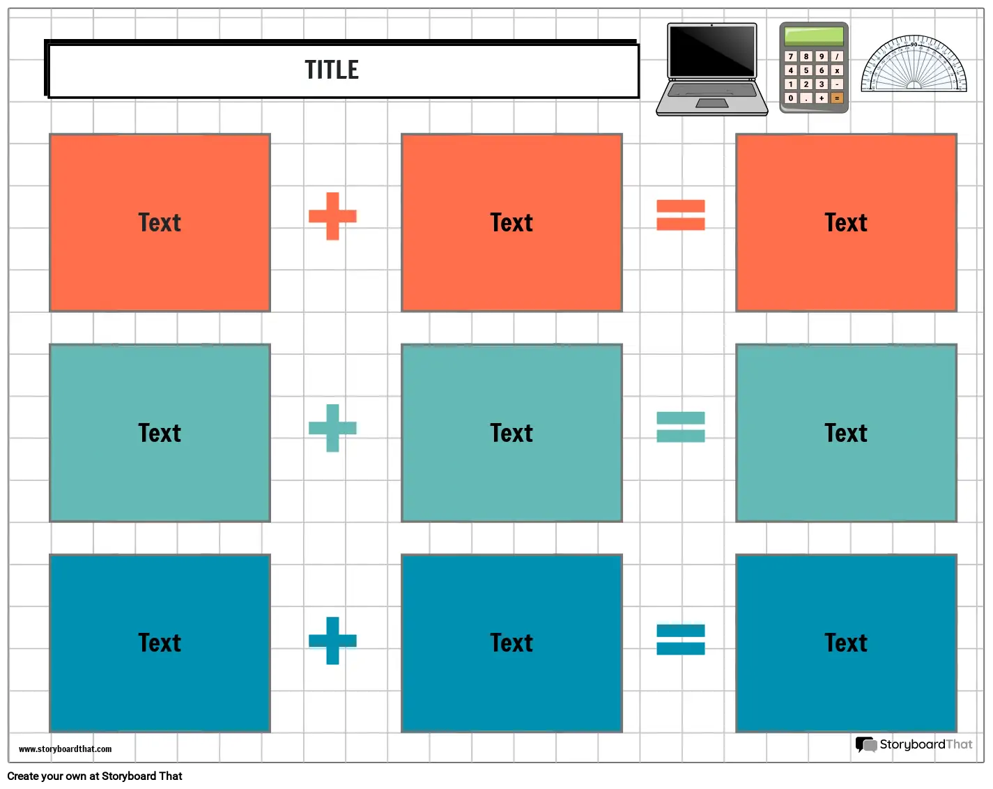 Addition 3 Storyboard by templates