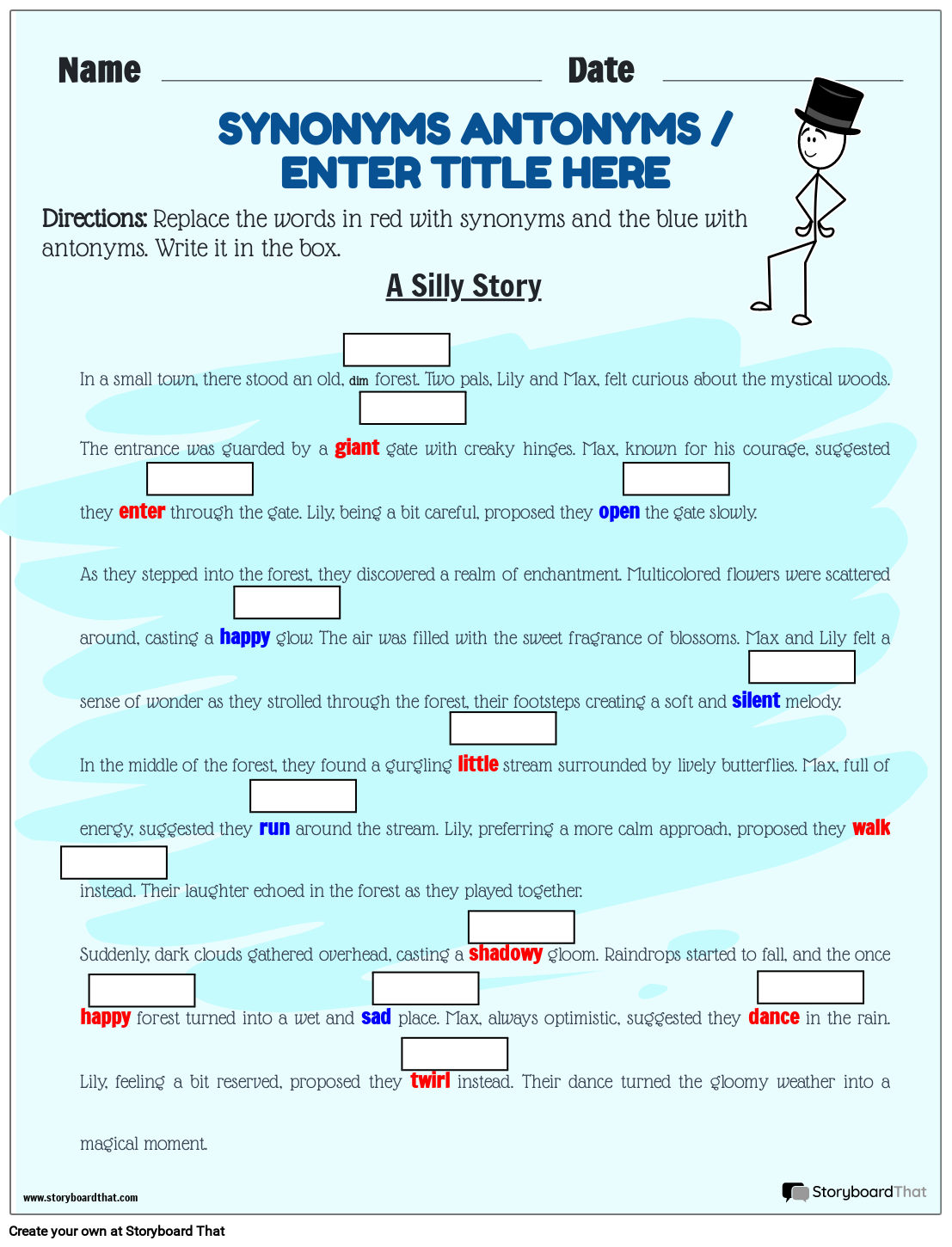 Similar Meaning Individual Words Writing Skills Worksheet Similar Meaning Individual Words Writing Skills Worksheet