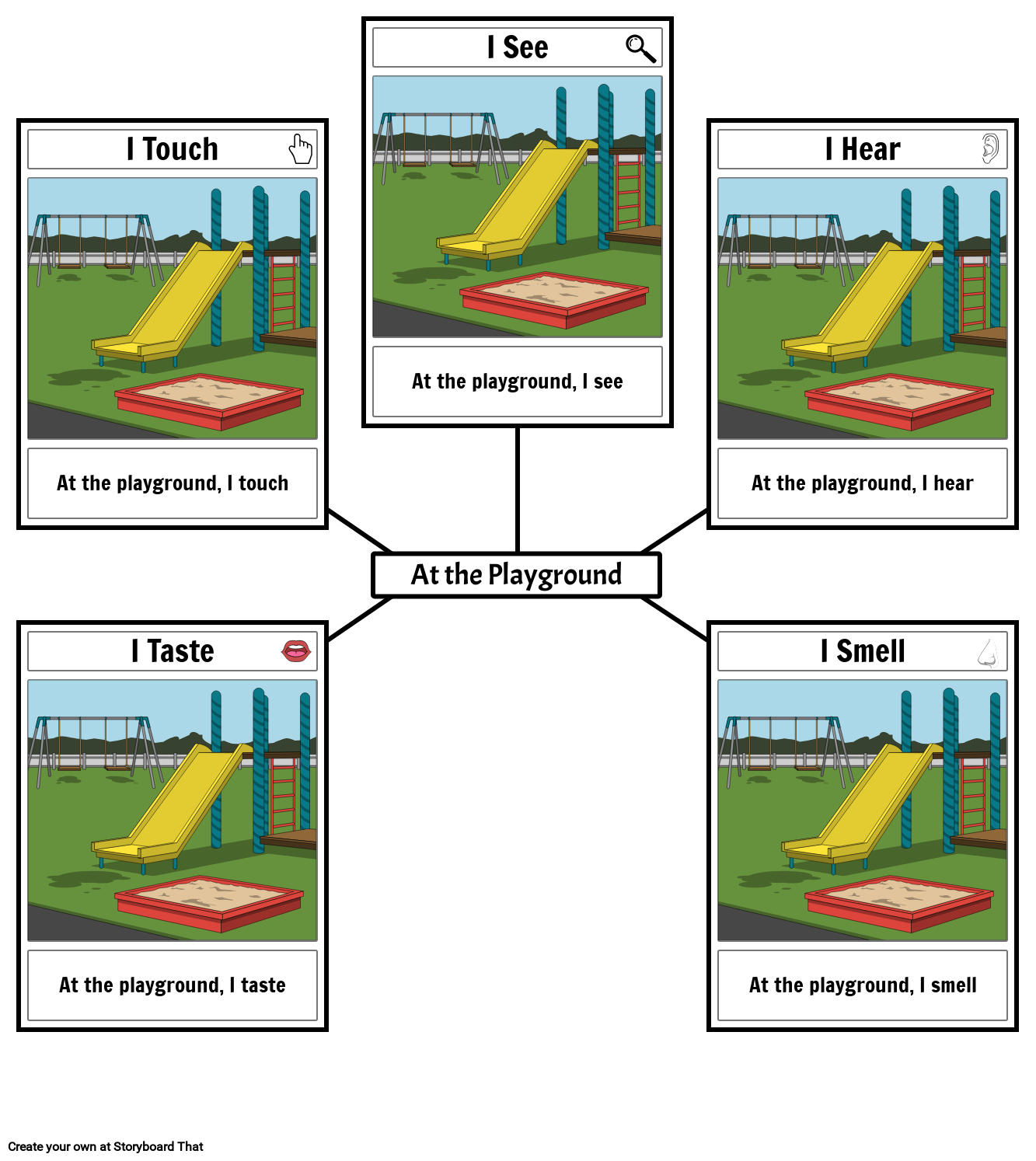 At the Playground Template Storyboard by templates