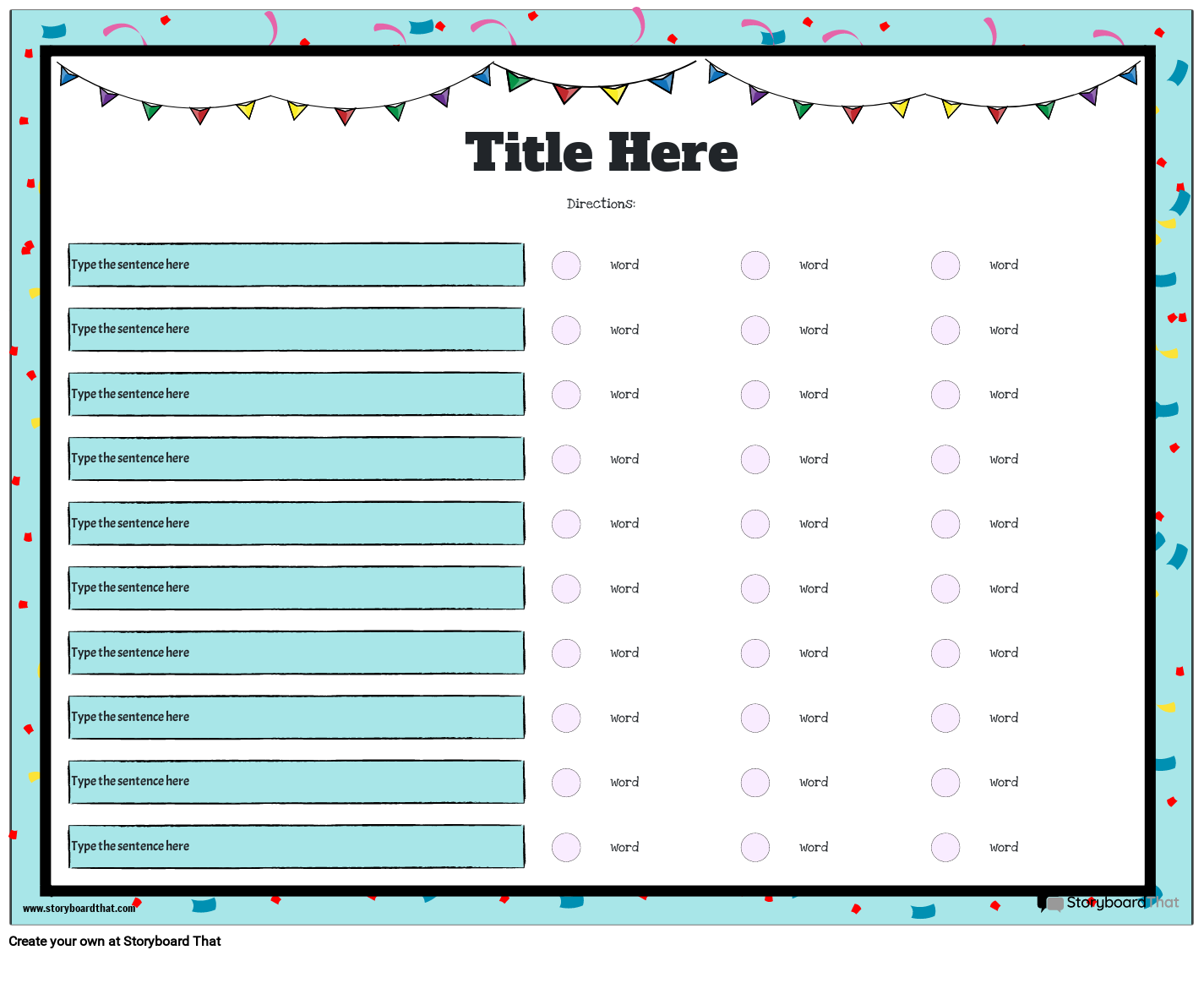 Blue and Yellow Identify the Context Clues Activity