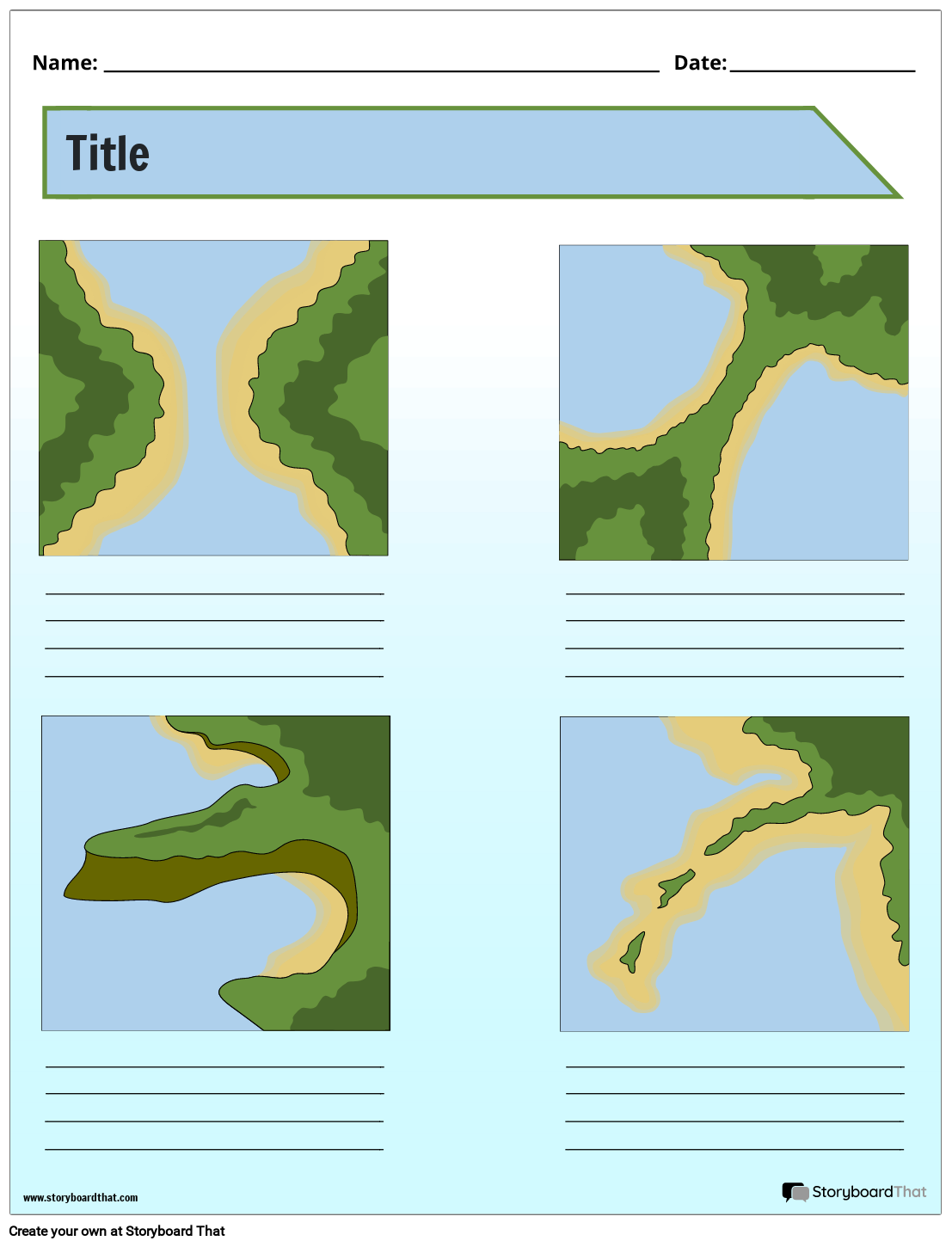 BW Portrait Color 1 Storyboard por templates