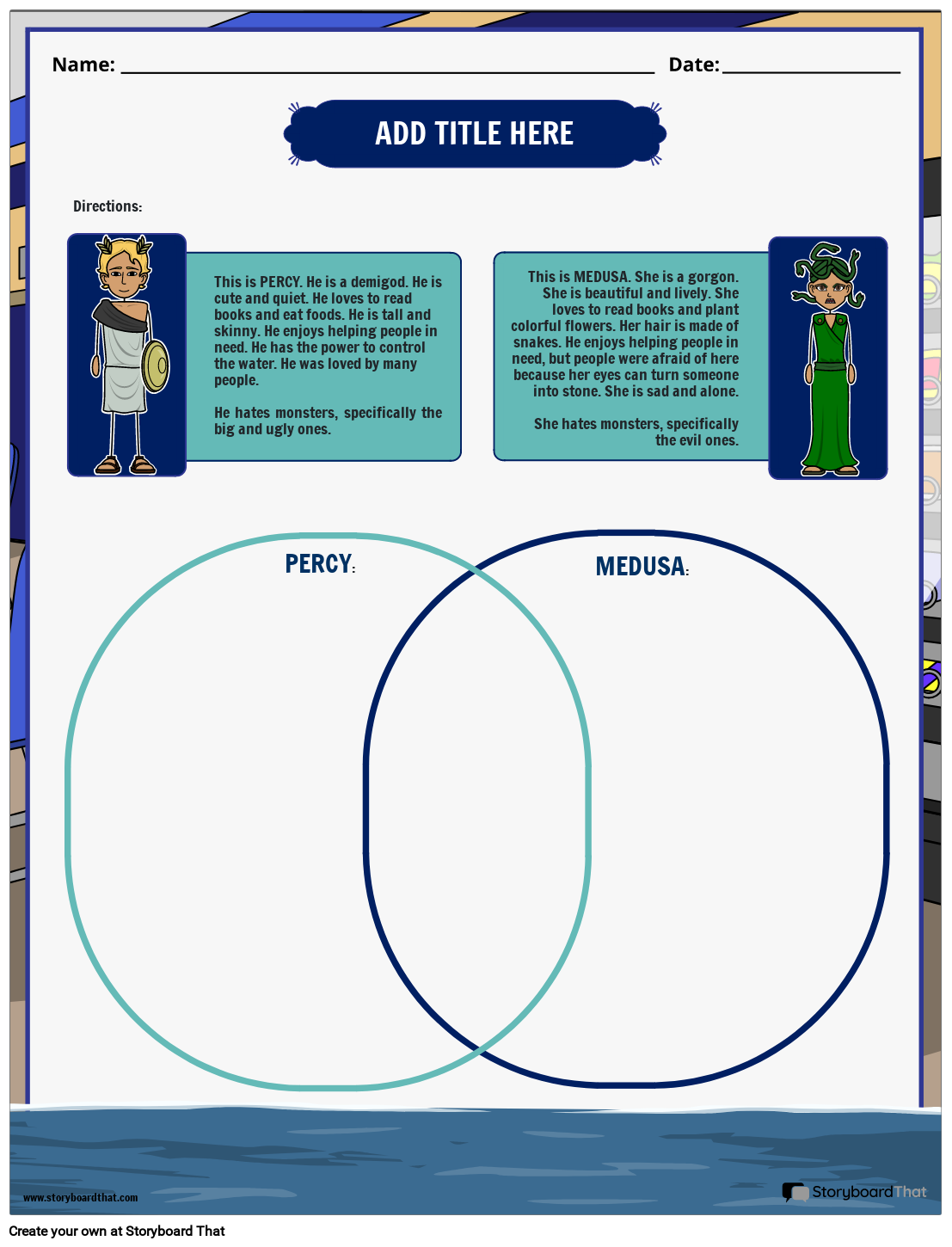 Compare And Contrast Passage Analysis Worksheet
