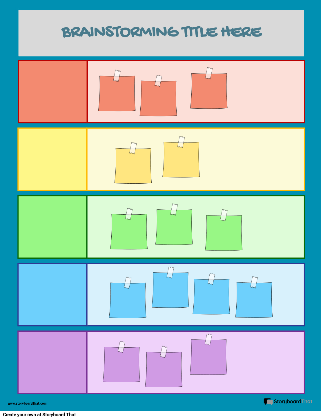 Corporate Brainstorming Template 4 Storyboard por templates
