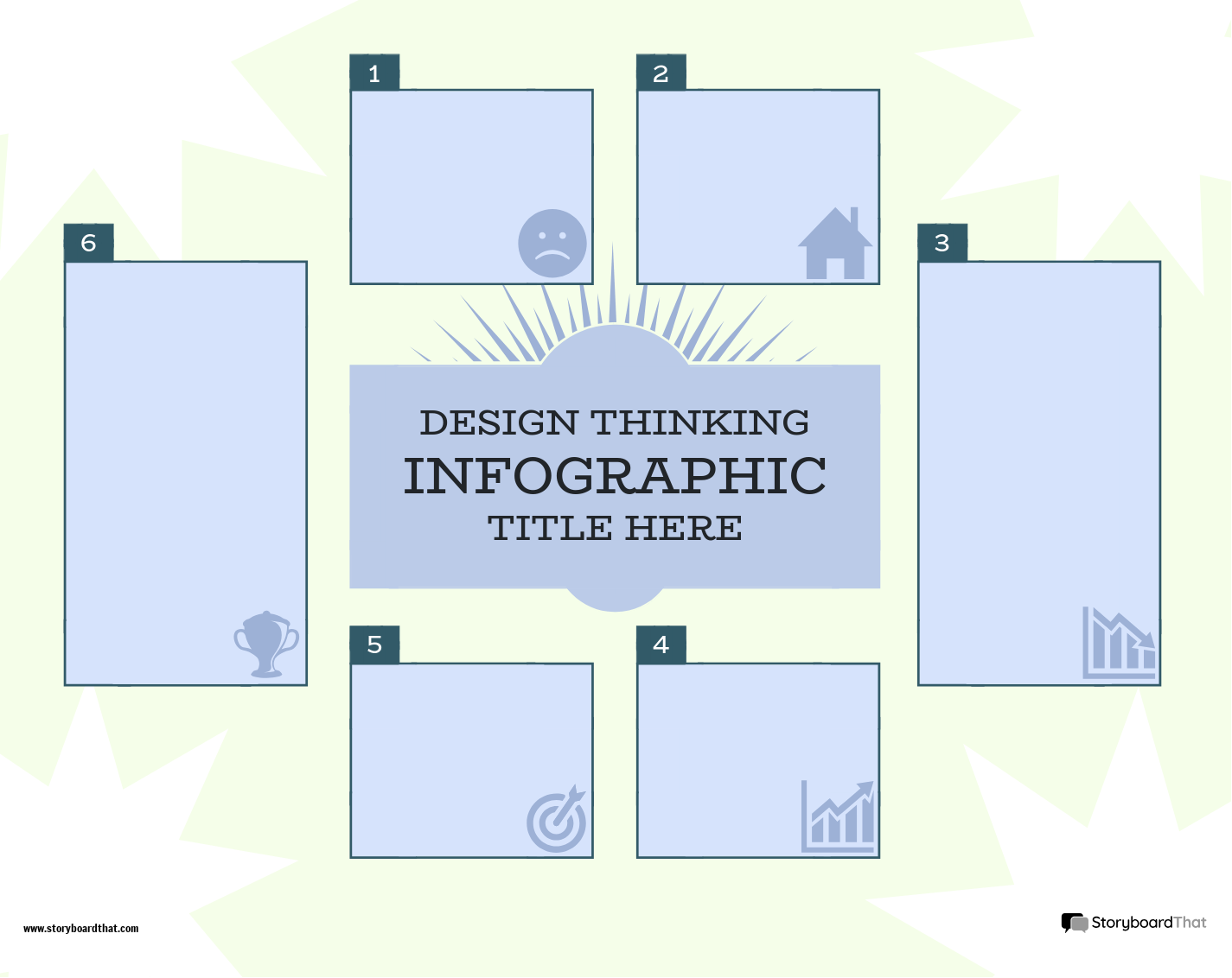 Corporate Design Thinking Infographic Template 2