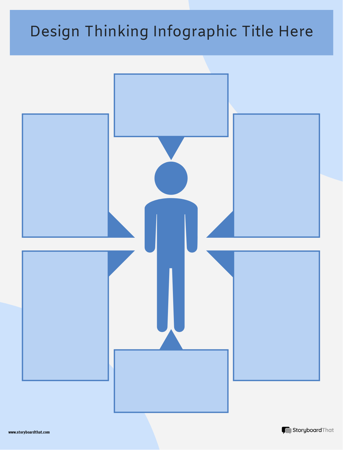 Corporate Design Thinking Infographic Template 4