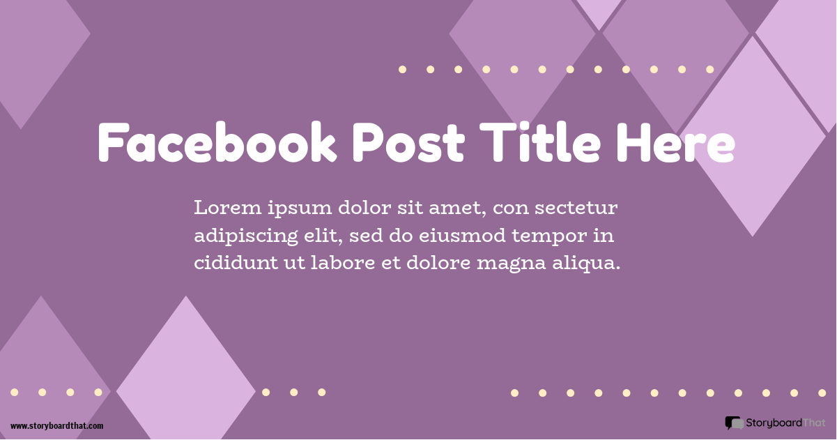 Facebook Image Templates | Social Media Template Maker