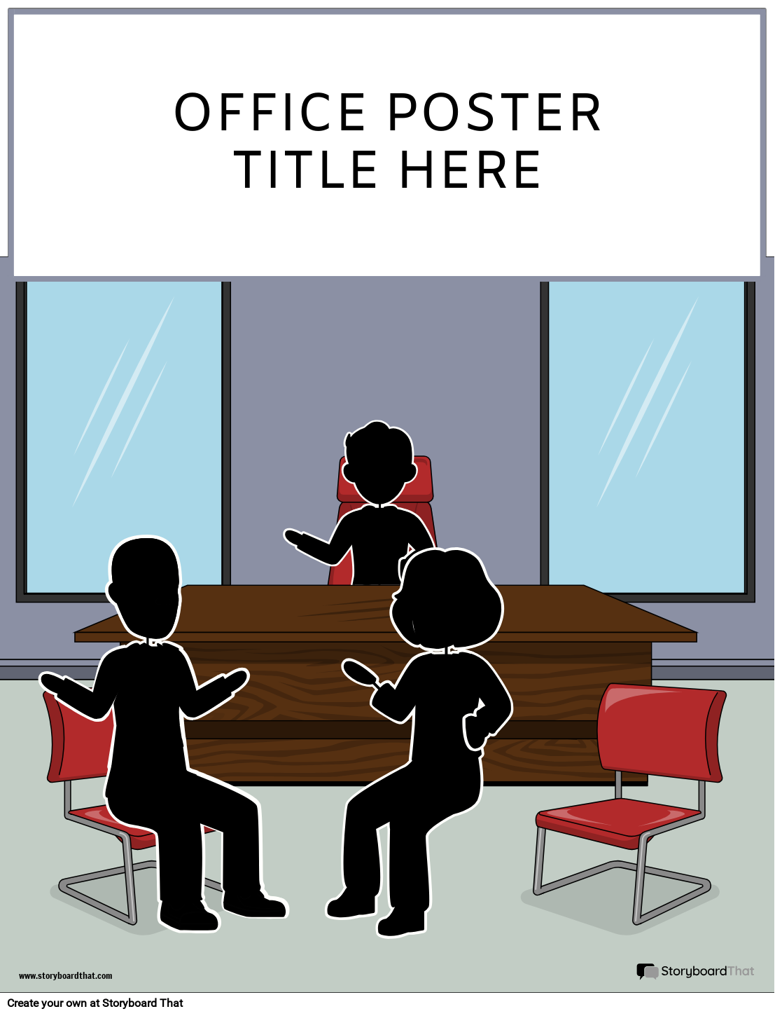 Corporate Office Poster Template 1 Storyboard by templates