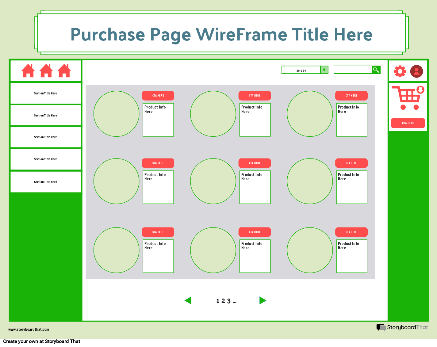 Corporate Purchase Wireframe Template 1 Storyboard Corporate Purchase Wireframe Template 1 Storyboard