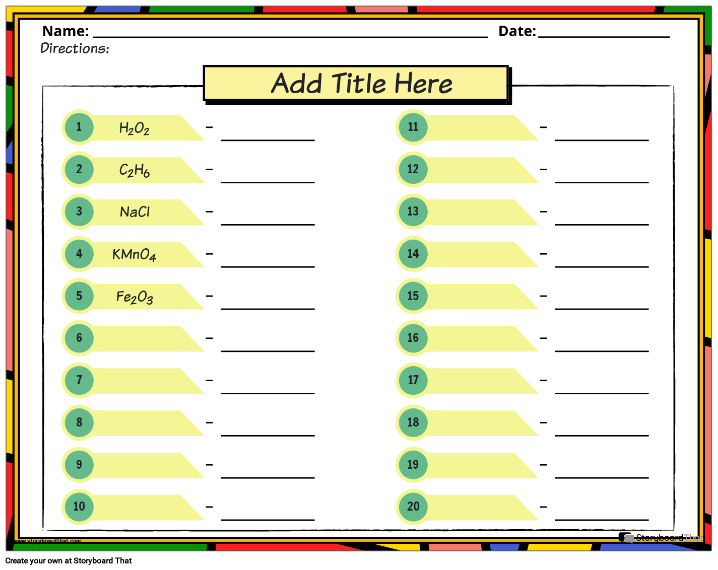 Atom and Electron Count for Element or Compound