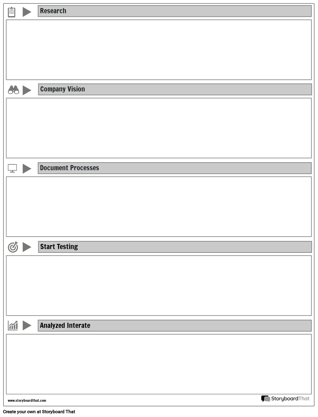 Create a Business Plan Template 4 Storyboard by templates