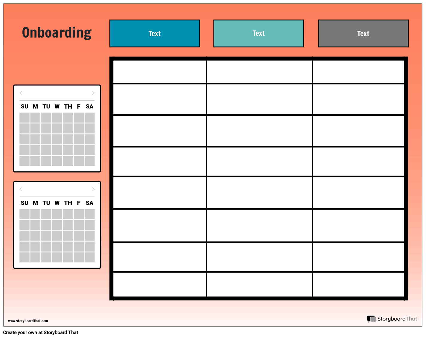 Customer Onboarding 3 Storyboard by templates Customer Onboarding 3 Storyboard by templates