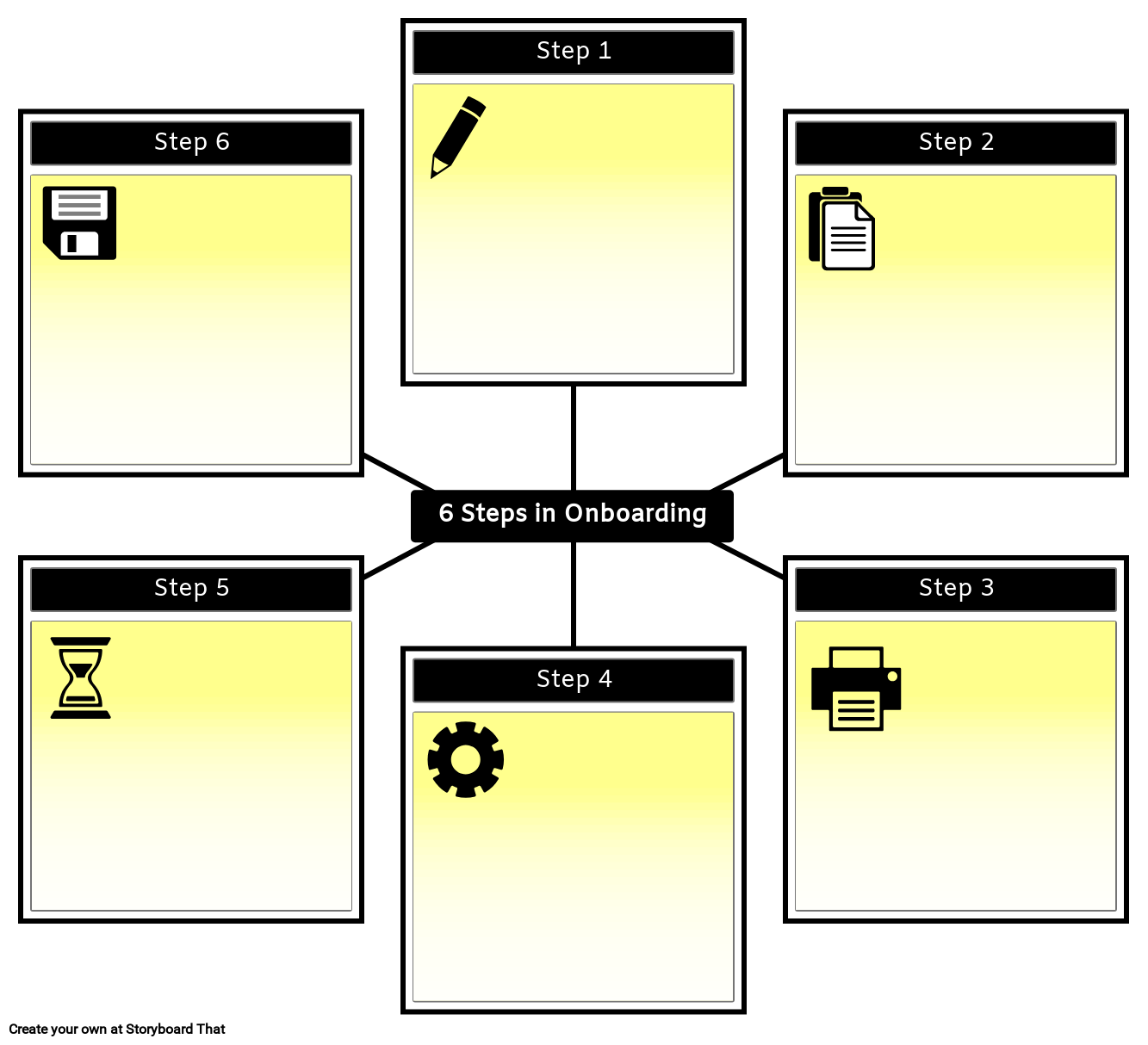 Customer Onboarding 4 Storyboard by templates Customer Onboarding 4 Storyboard by templates