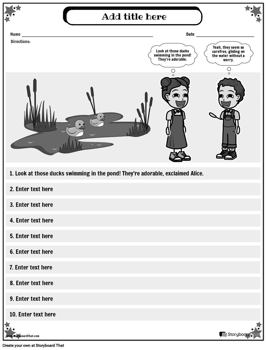 Dialogue Practice Worksheet Storyboard by templates