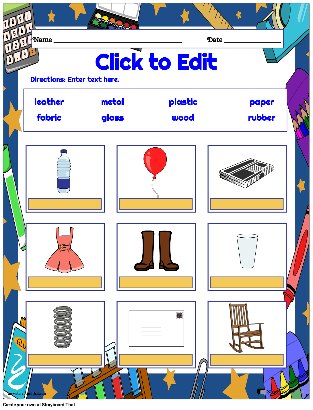 Example of Minerals and Properties Worksheet with Classroom Things Example of Minerals and Properties Worksheet with Classroom Things
