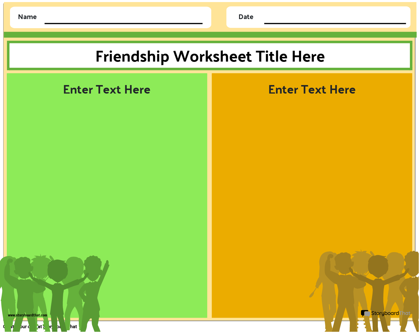 Frien Landscape Color 4 Storyboard por templates