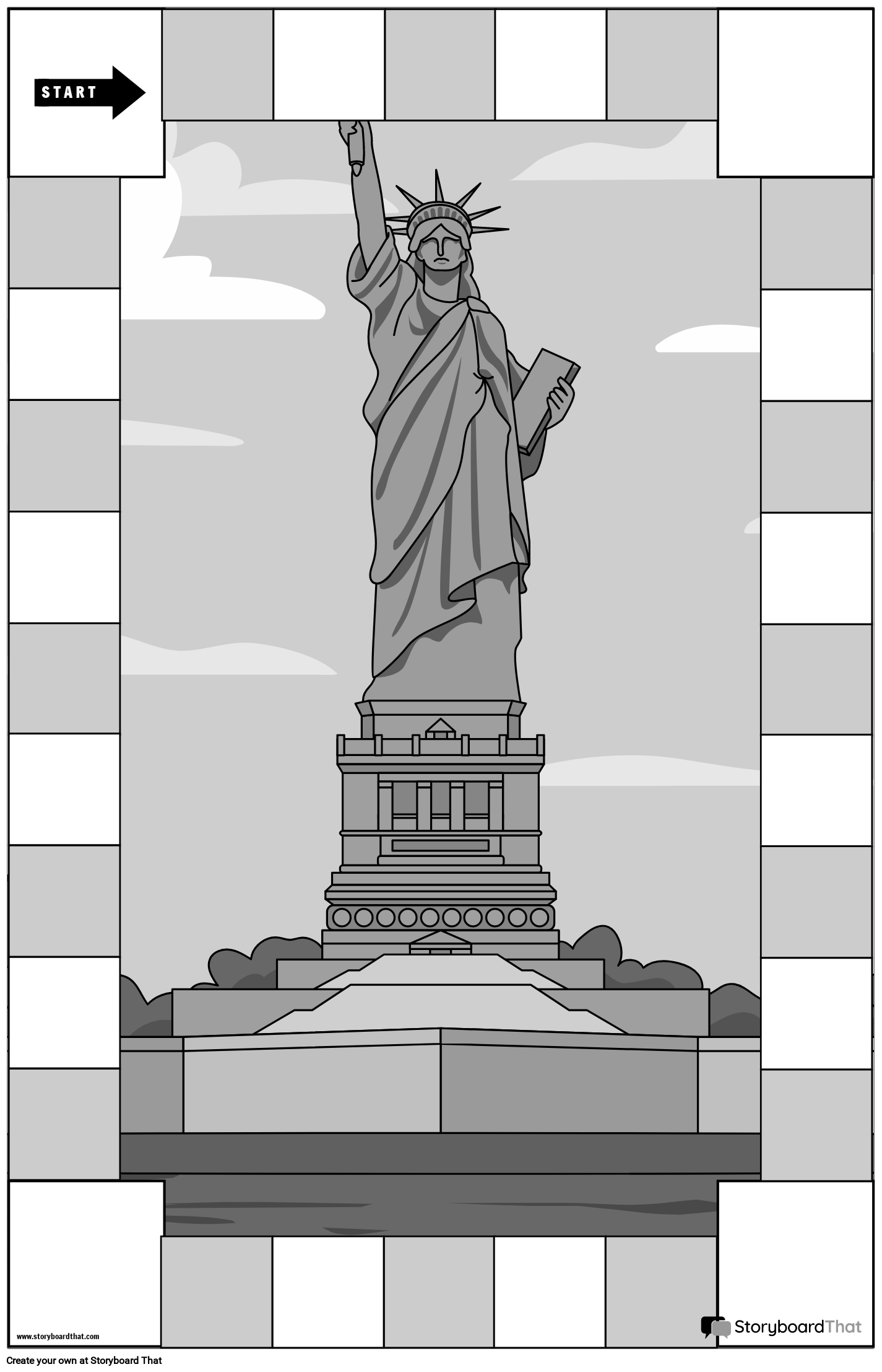 Free Game Board Template Storyboard by templates