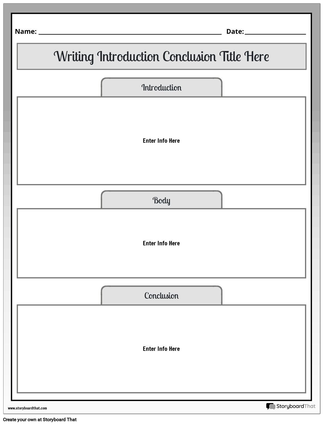 Intro/Conlus portrait Black and White 1 Storyboard Intro/Conlus portrait Black and White 1 Storyboard