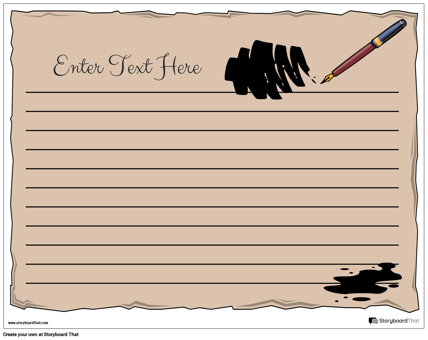 Letter Postcard 7 Storyboard par templates