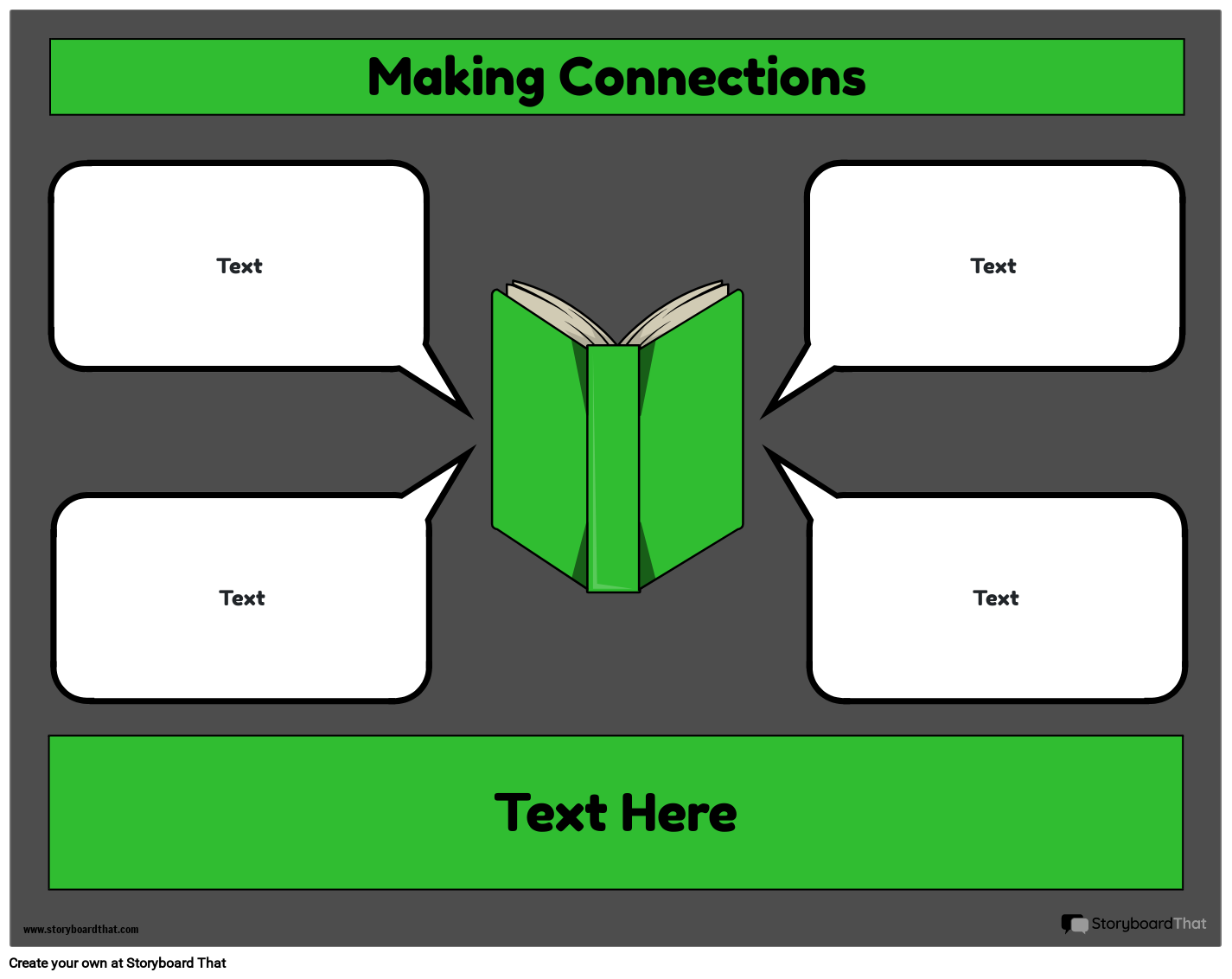 Green Old School Making Connections Worksheet