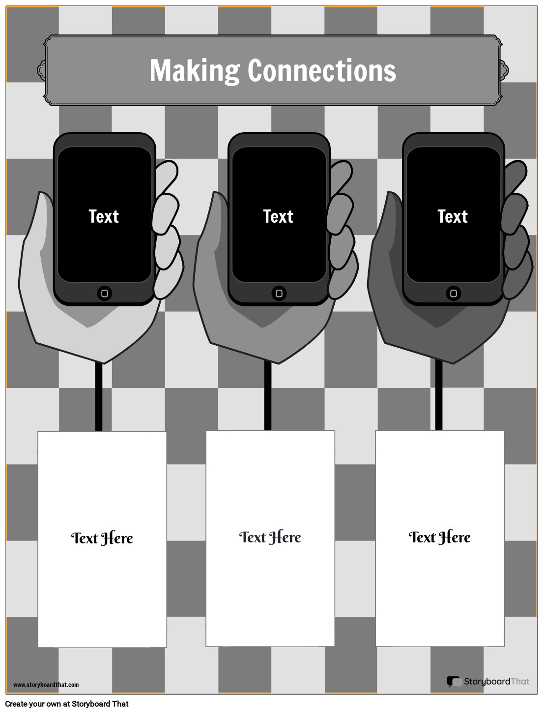 MC Portrait BW 2 Storyboard par templates