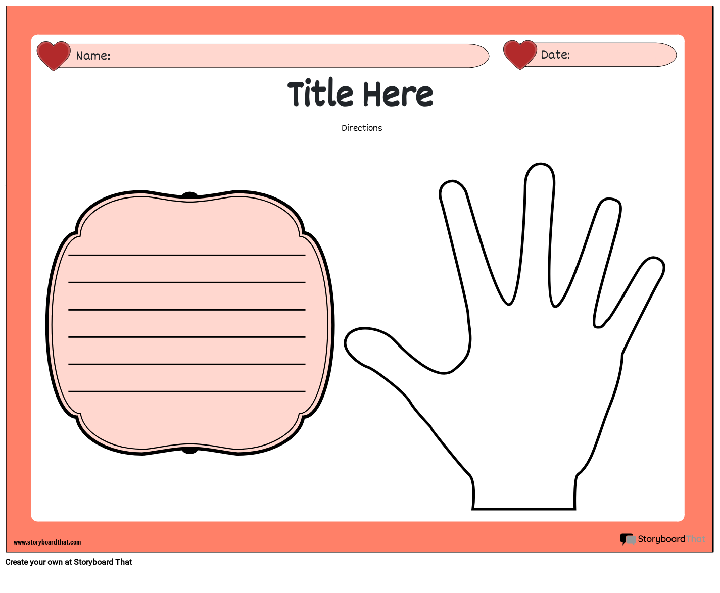 Helping Hands Template