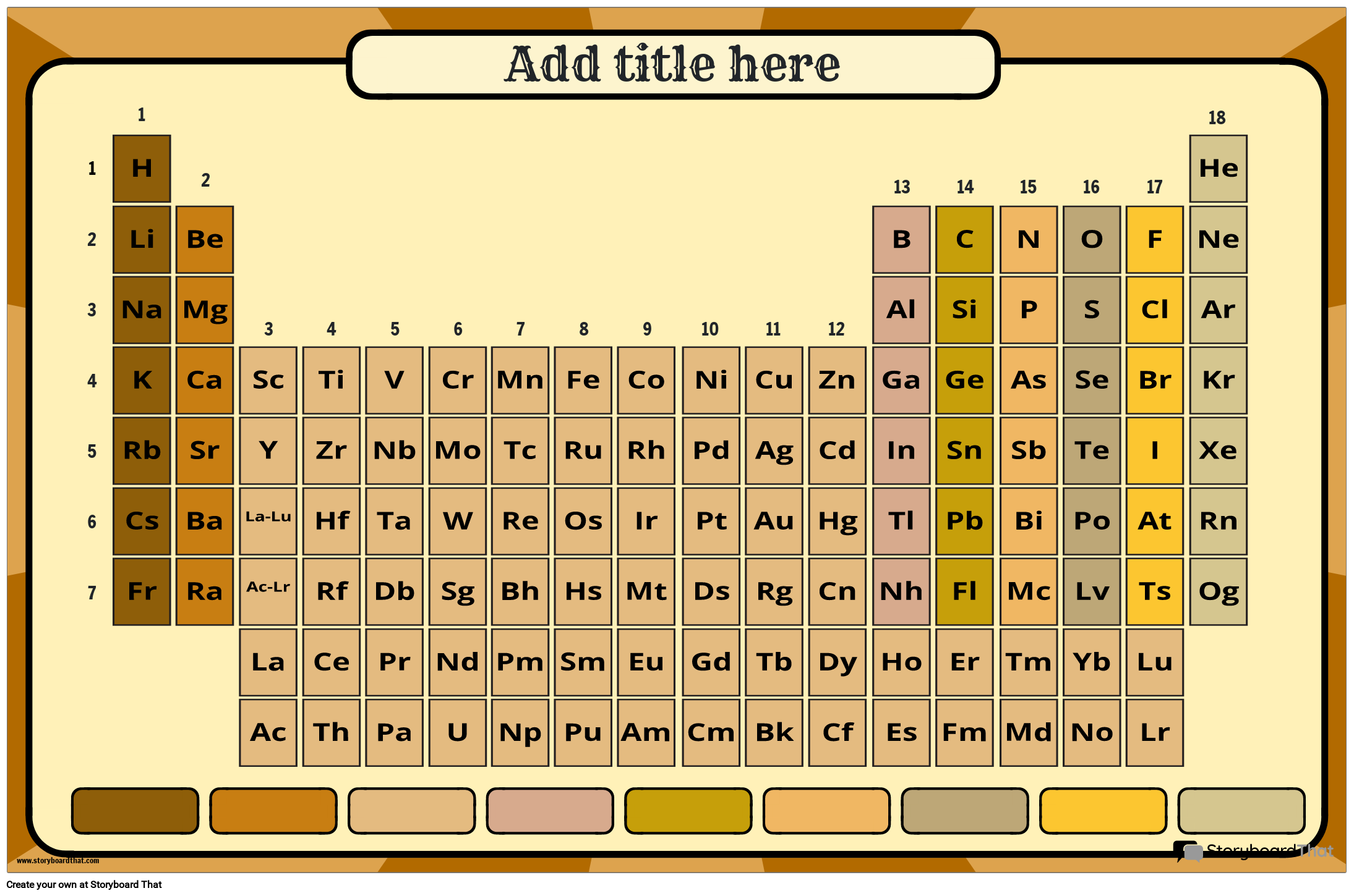 Neutral Colors Elements Graphic Storyboard ידי templates