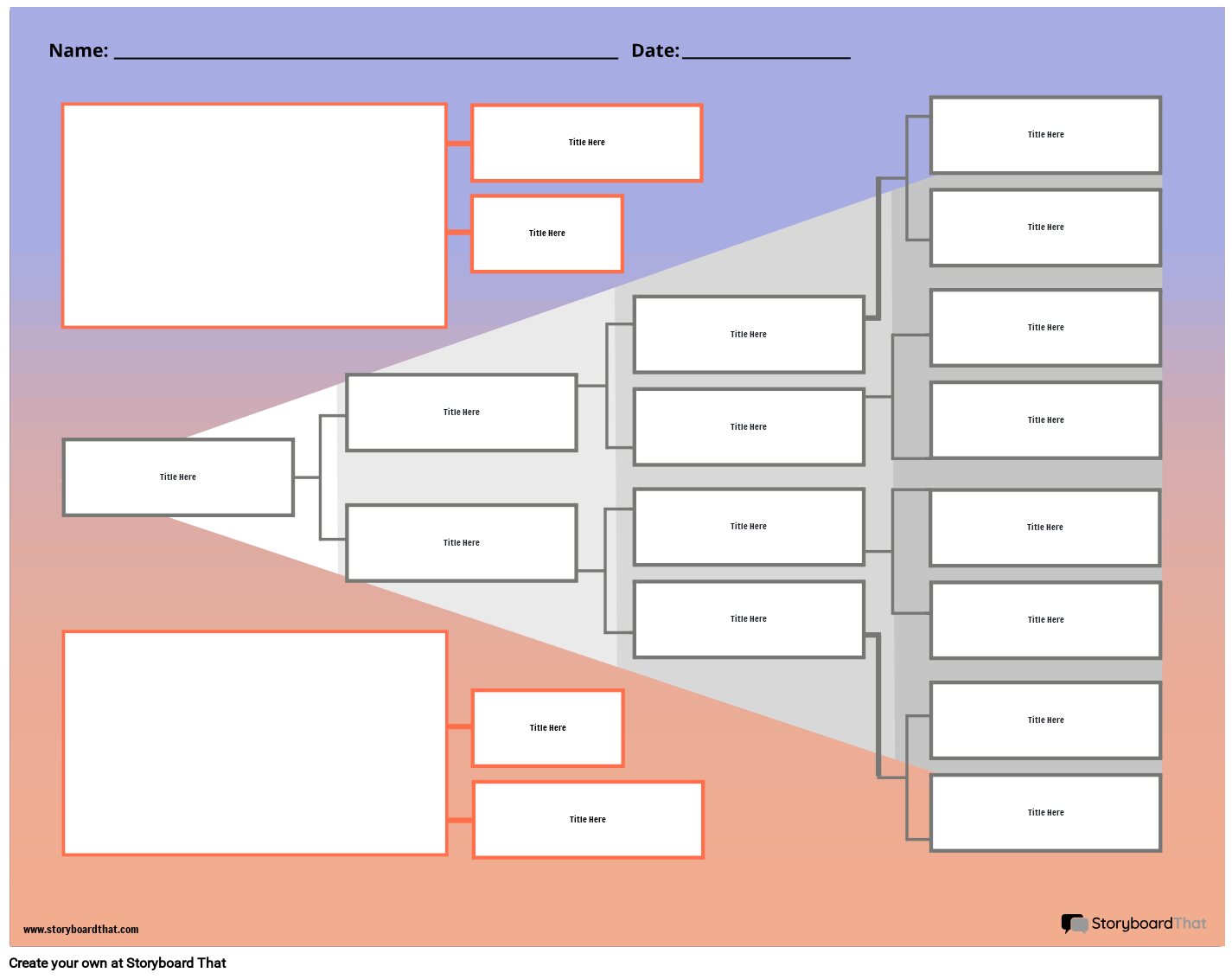 New Create Page Tree Diagram Template 1 Storyboard
