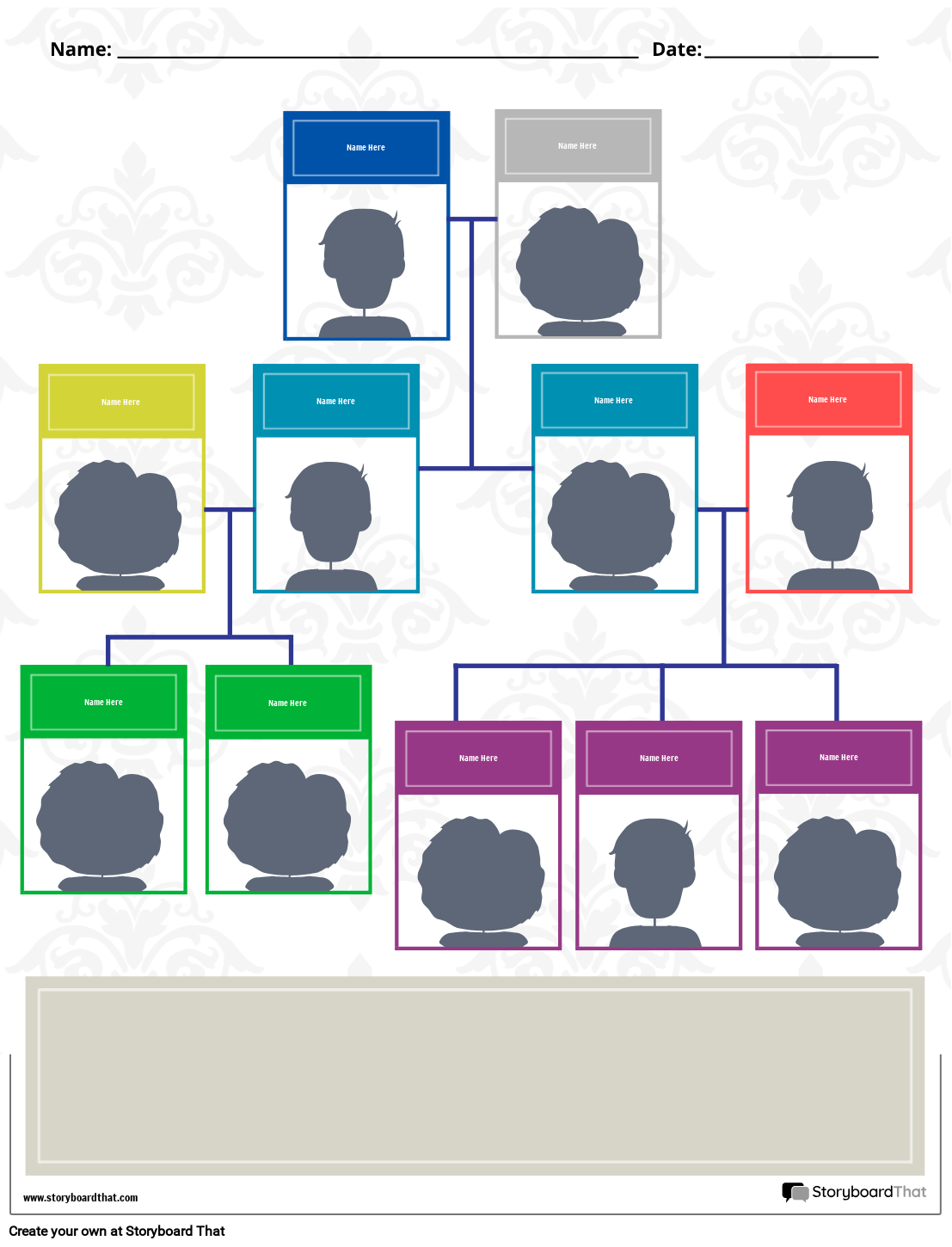 Family Tree Printable For First Grade 41 Free Family Tree Templates