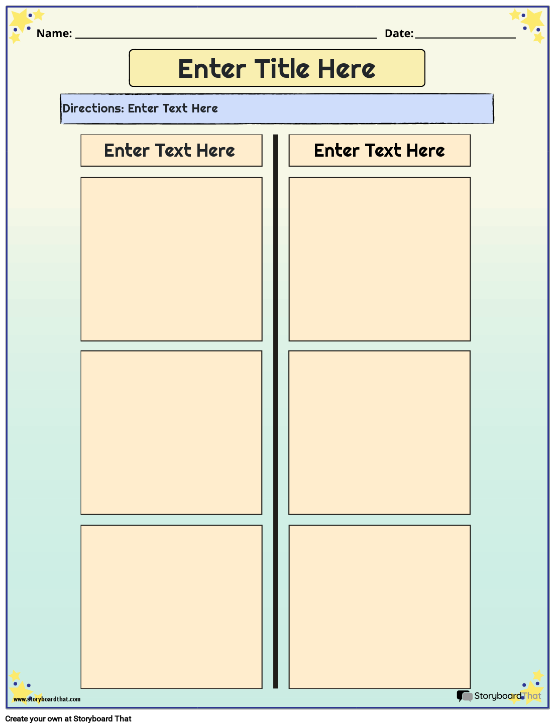 PK En portrait Color 1 Storyboard por templates