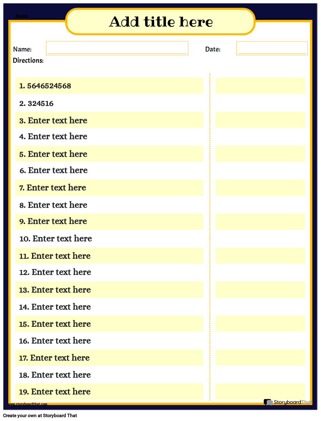 Placing Commas In Number Worksheet Storyboard Par Templates