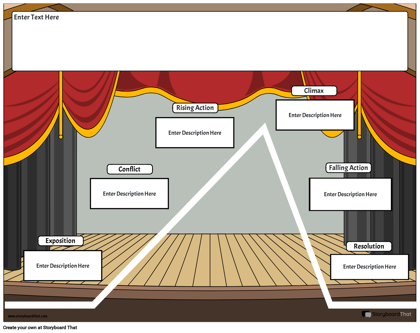 Plot Diagram 5 Storyboard By Templates