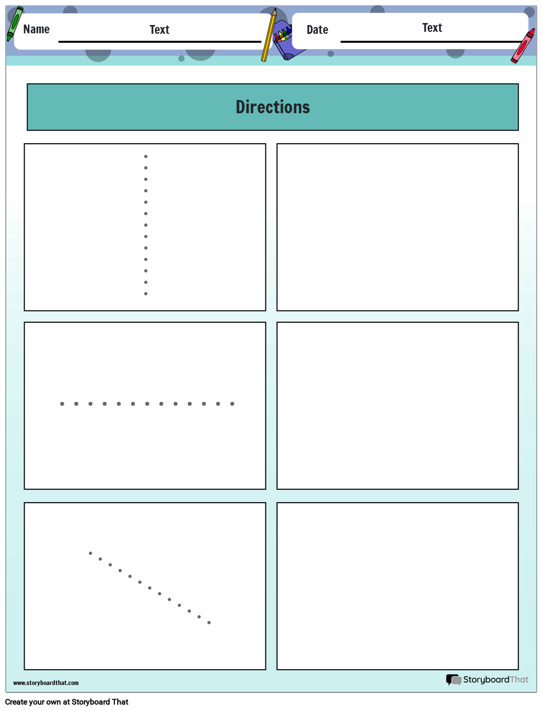 PW Portrait Color 1 Storyboard por templates