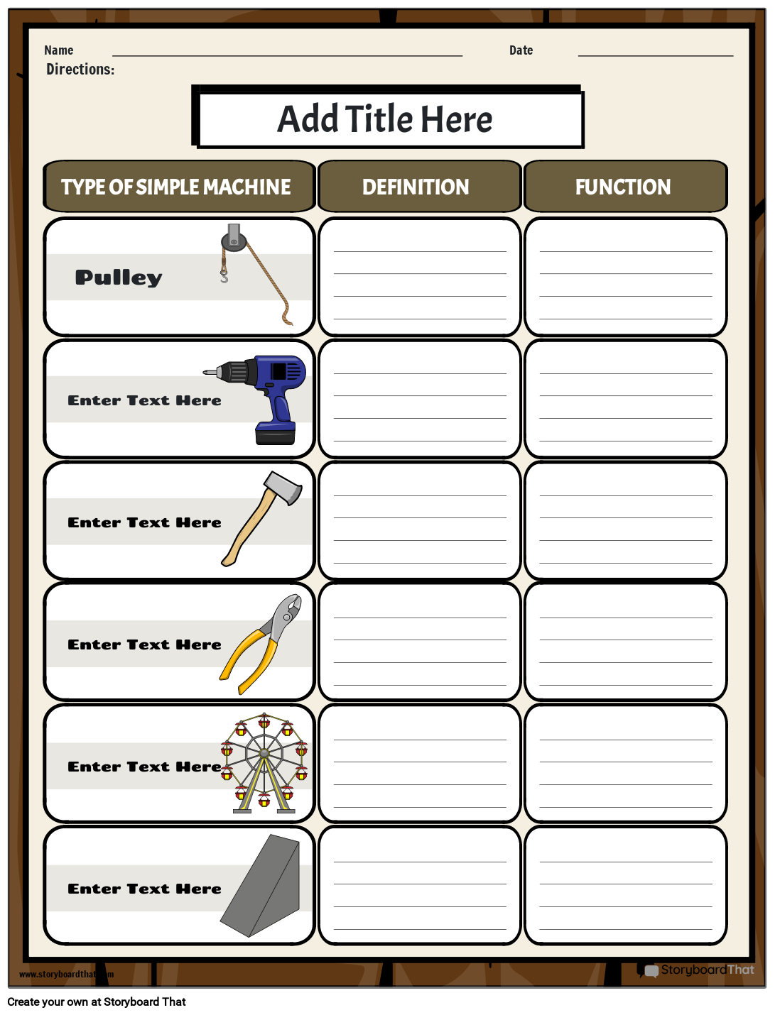 Simple Machines Facts Worksheet Templates Simple Machines Facts Worksheet Templates