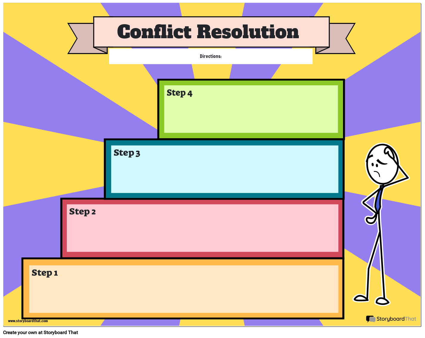 Steps To Argument Resolution Activity Storyboard