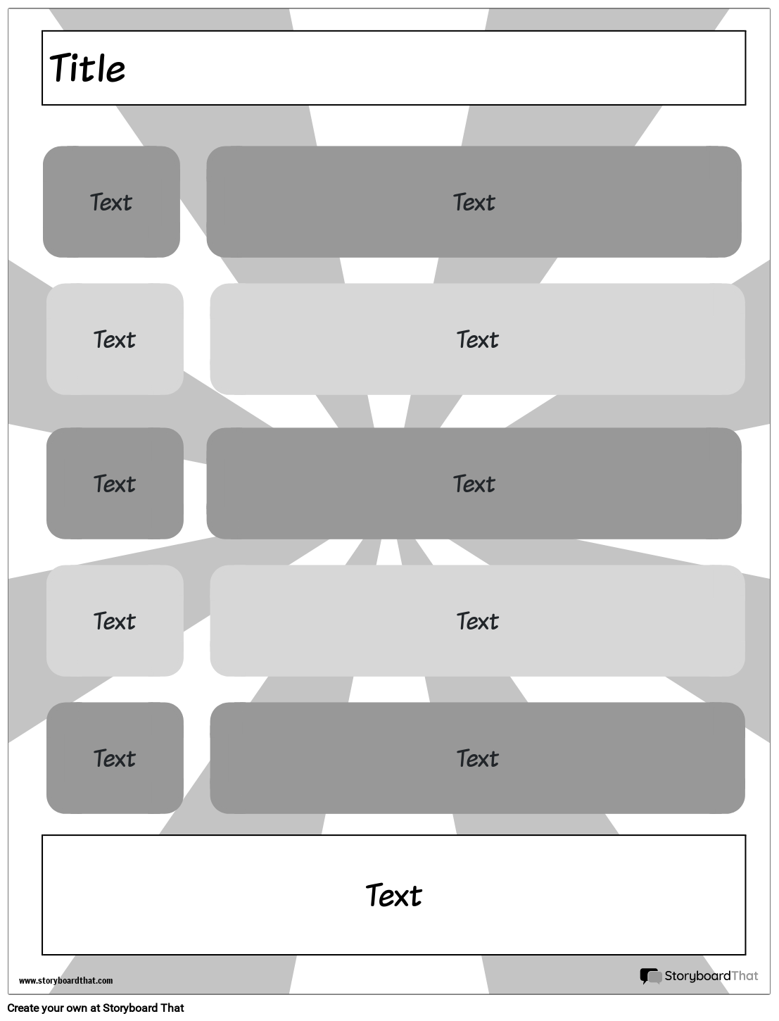 Text Structure 7 Storyboard por templates