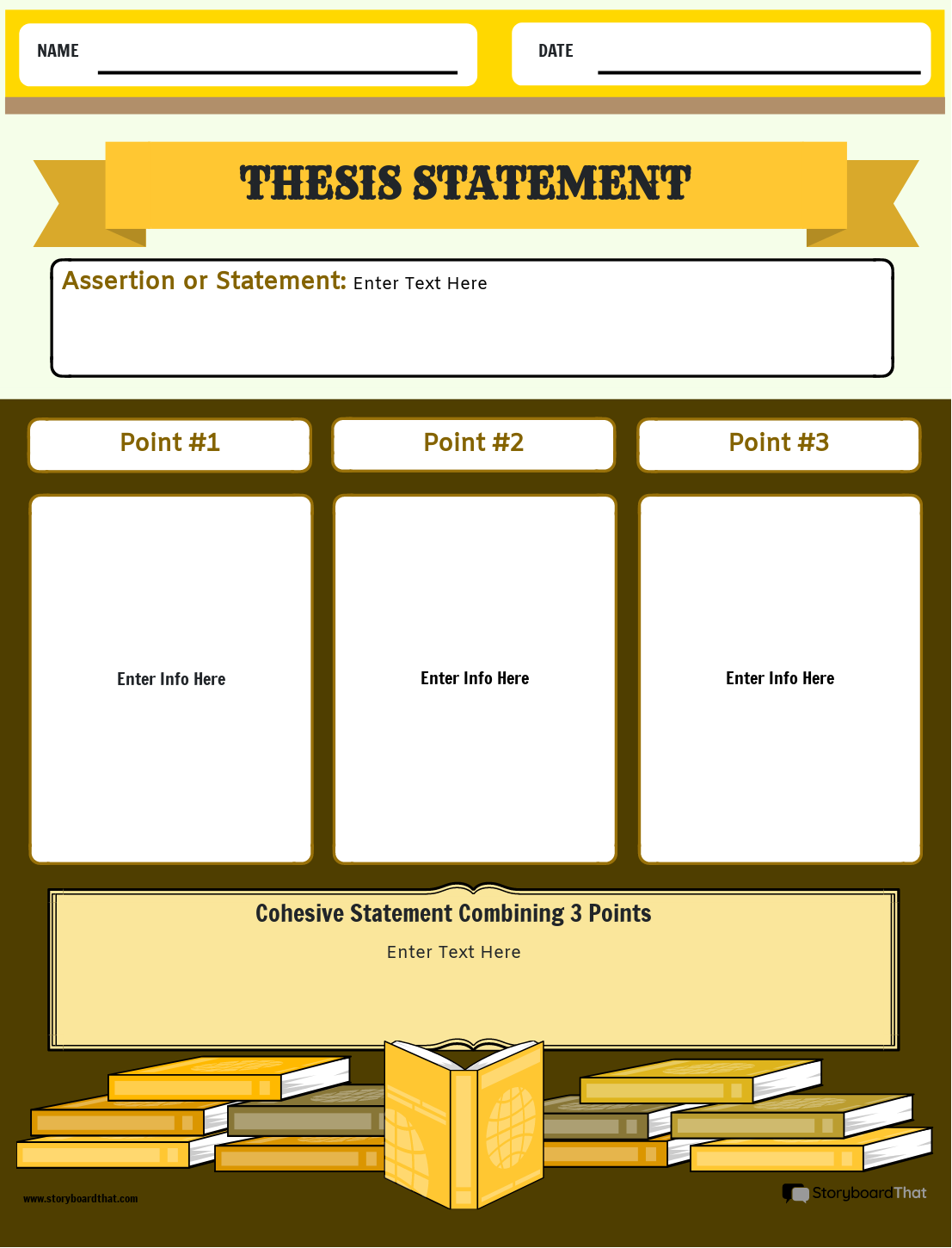 Thesis Statement Book Theme Storyboard By Templates Thesis Statement Book Theme Storyboard By Templates