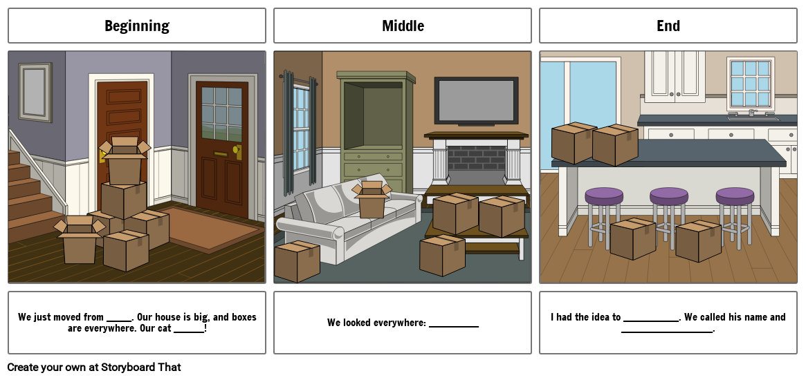 Too Many Places to Hide: Template Storyboard by templates