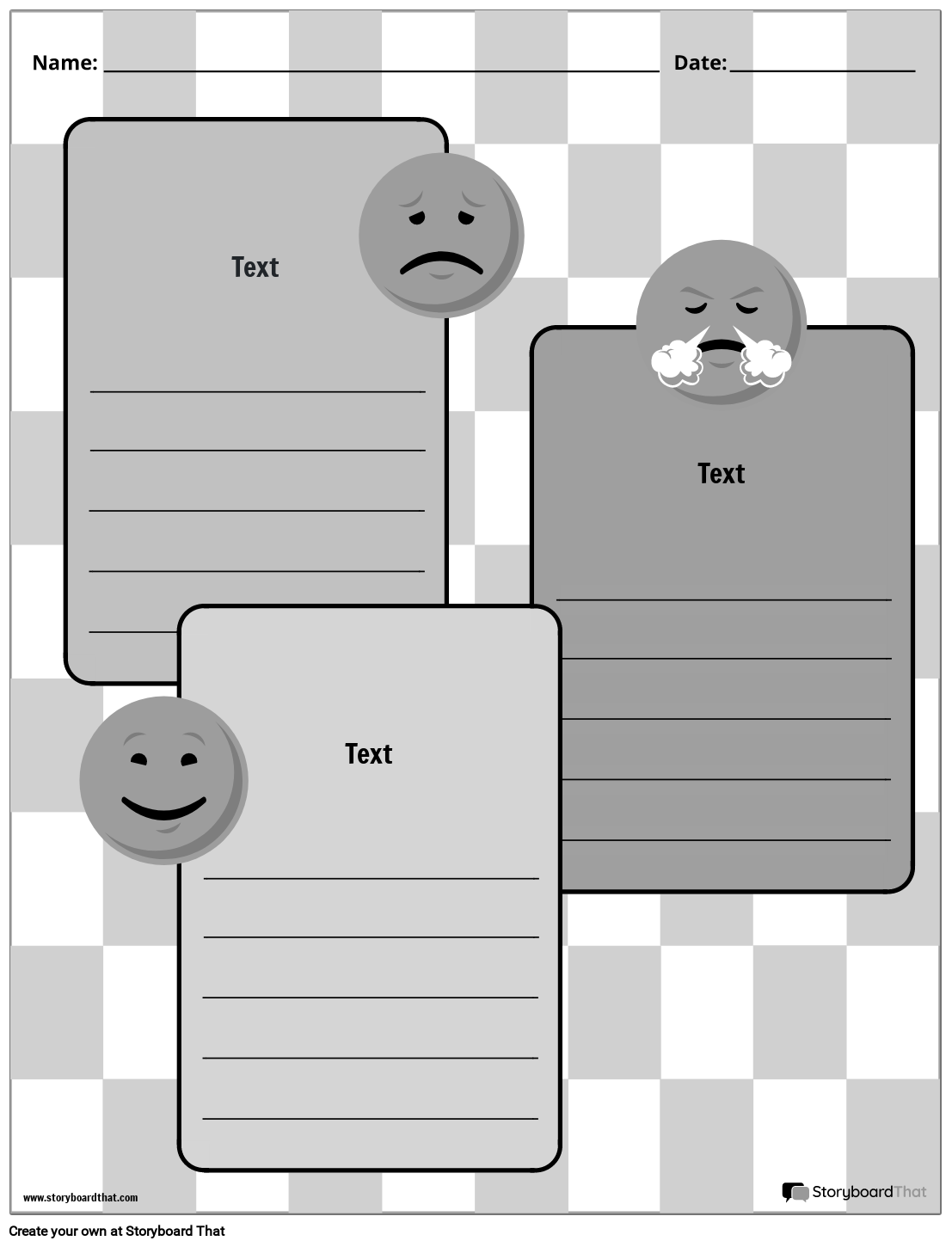 UF Portrait BW 2 Storyboard por templates