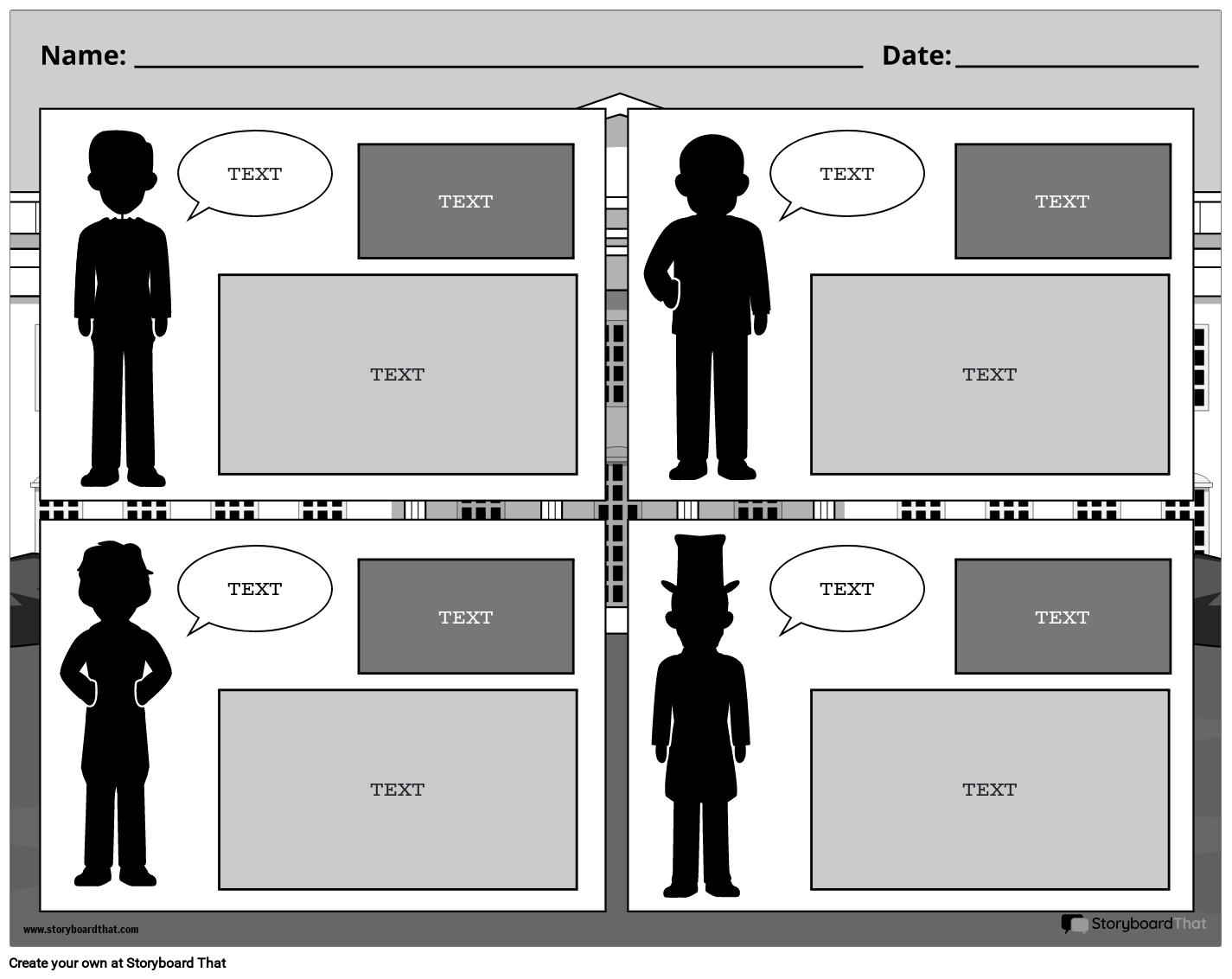 USP Landscape BW 1 Storyboard by templates