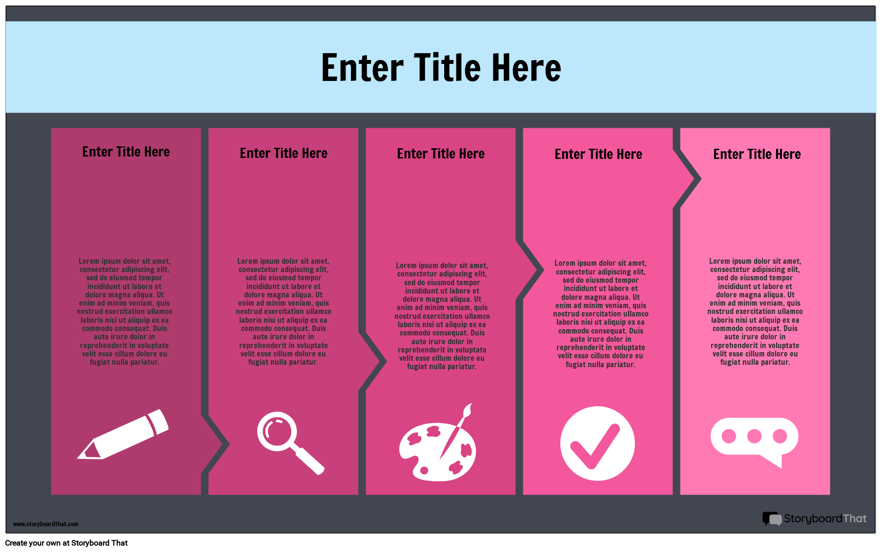 UX Info-1 Storyboard by templates