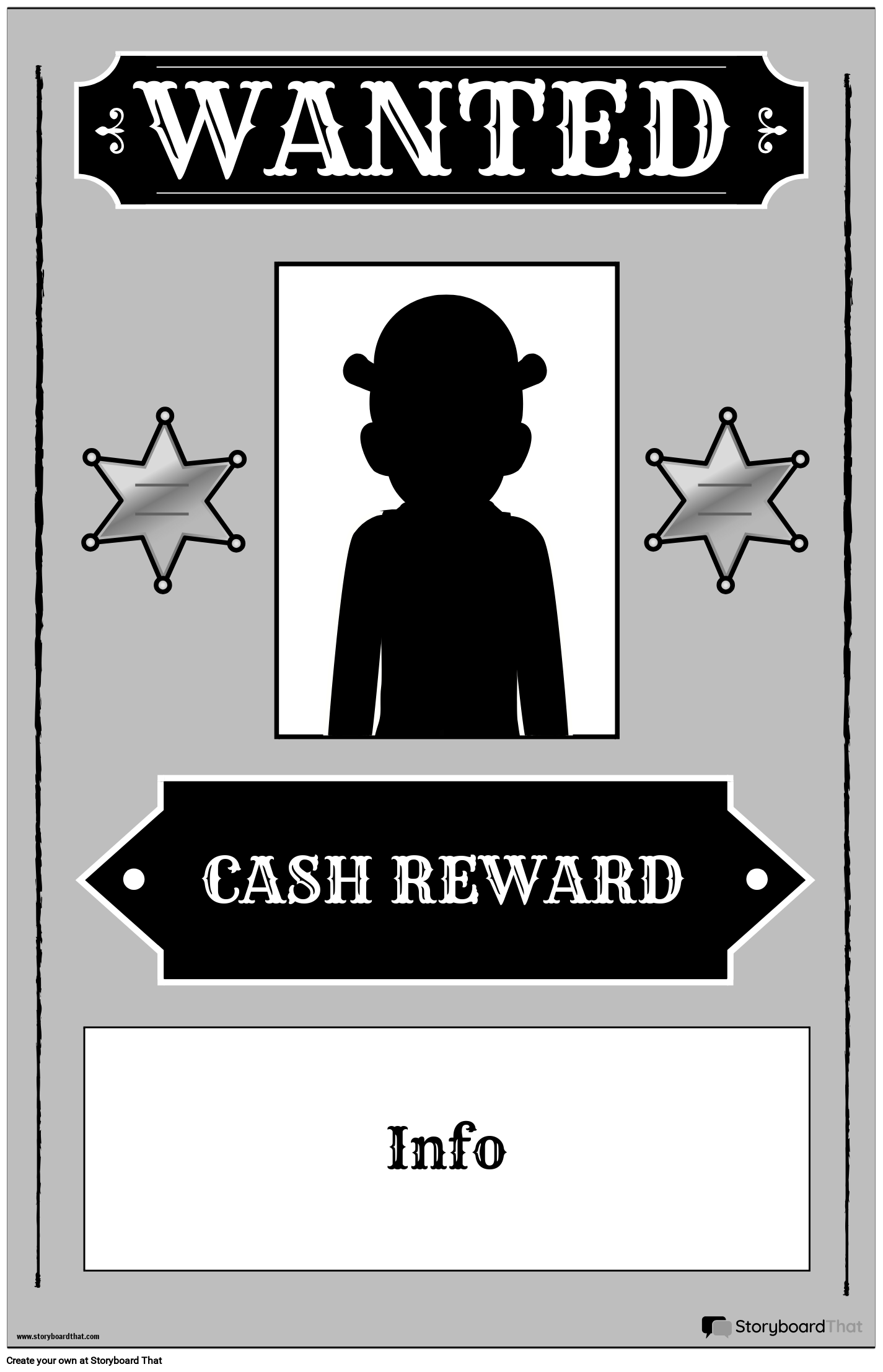 Wanted 4 Storyboard Por Templates