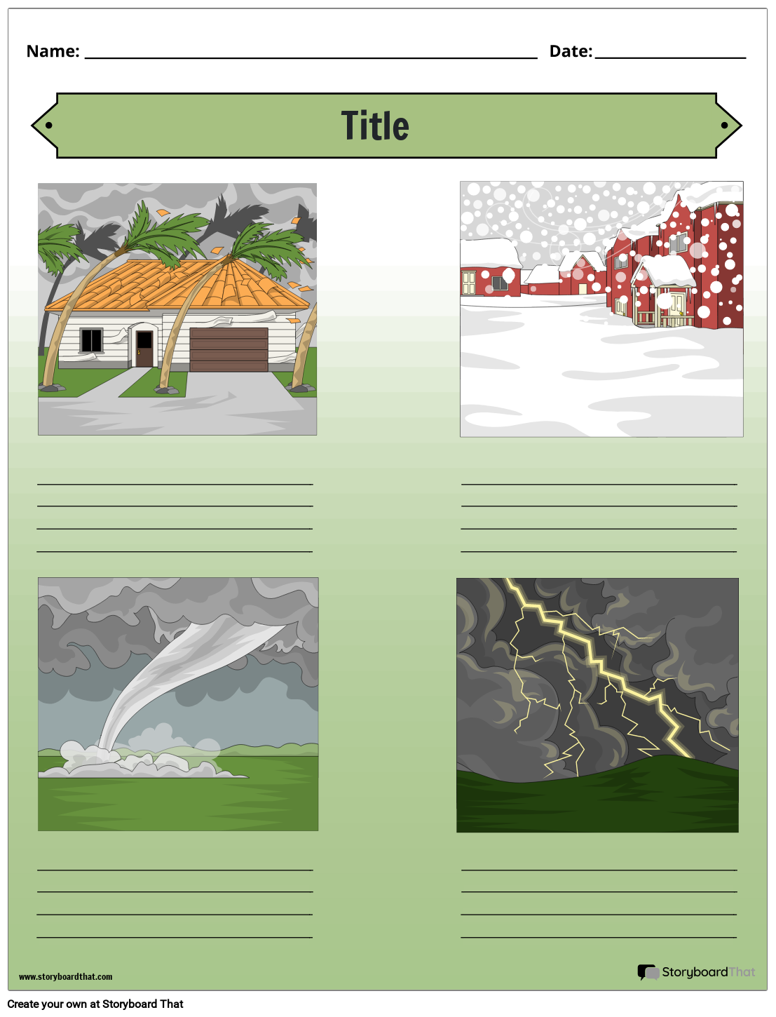WW Portrait Color 1 Storyboard por templates