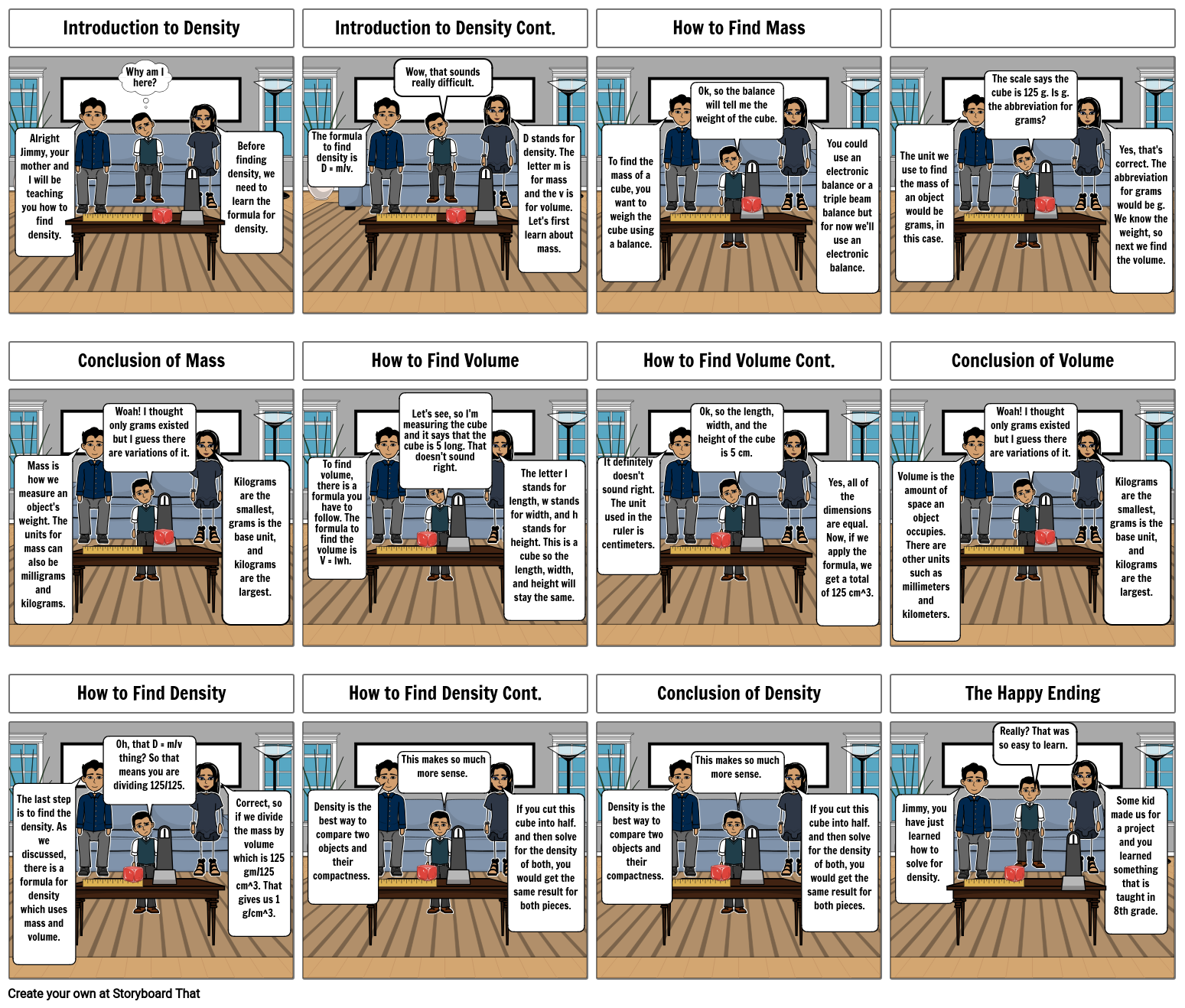 Density Project Comic Strip Storyboard Af Thegodlypanda