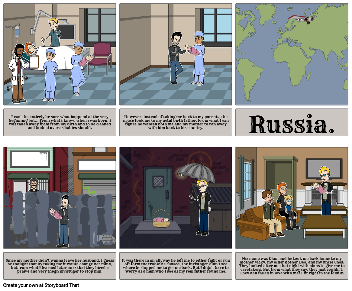 My Comfort Story pt 1 of Sam. Storyboard por thegoodwolf