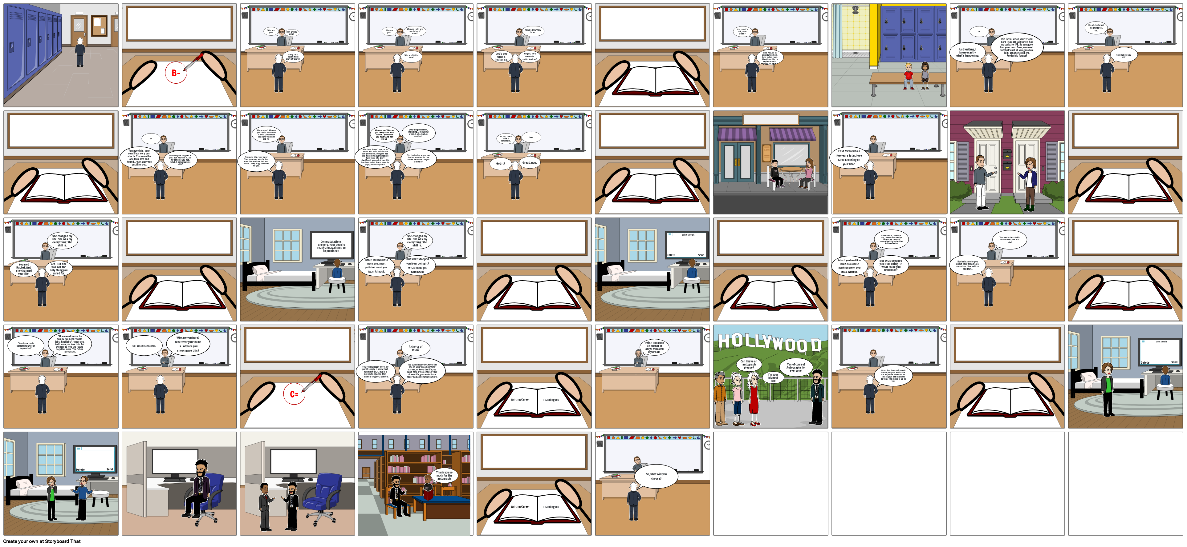 The Visitor Storyboard por theoquaye