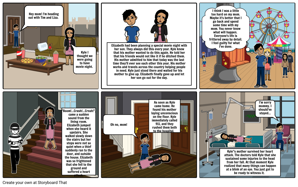 Transcendental Comic Strip Storyboard per tkieky61760