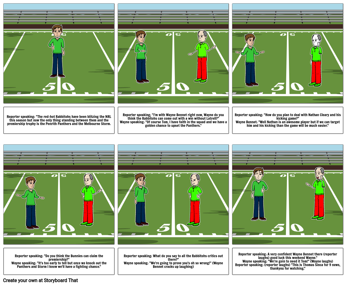 Storyboard for Interview Storyboard by tom_sinca_is_best